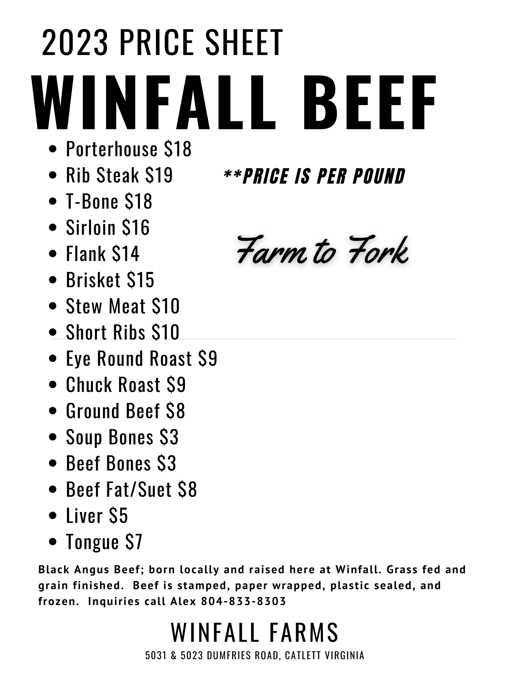 BLACK ANGUS BEEF – Winfall Farm